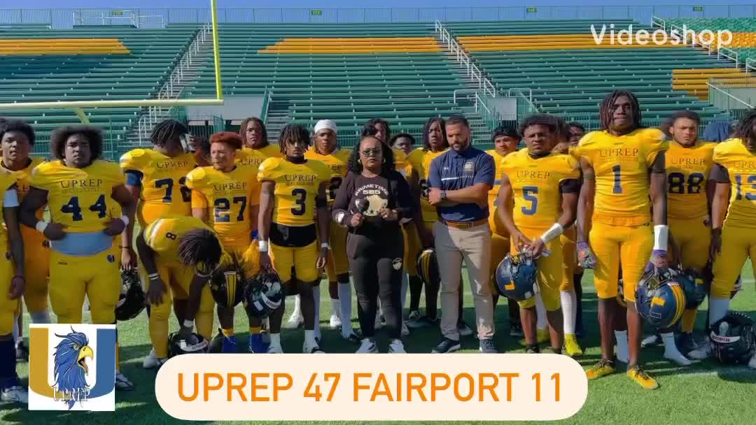 Primetime 585: UPrep vs Fairport football – RochesterFirst