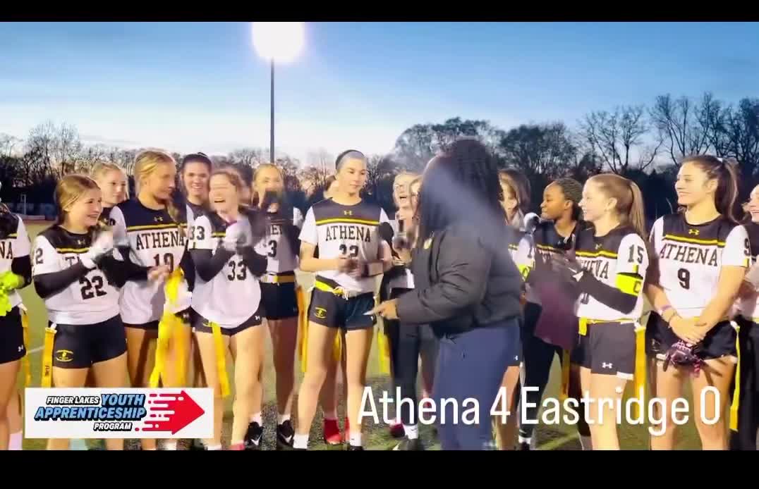 Primetime 585: Greece Athena vs Eastridge flag football – RochesterFirst
