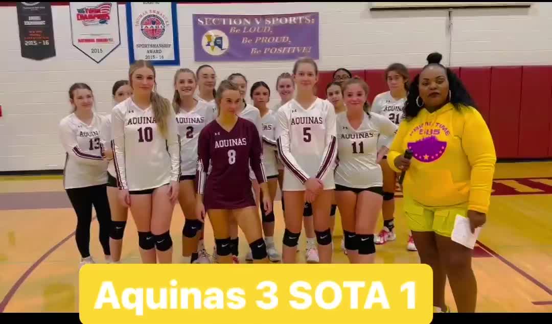 Primetime 585: Aquinas vs SOTA girls volleyball – RochesterFirst