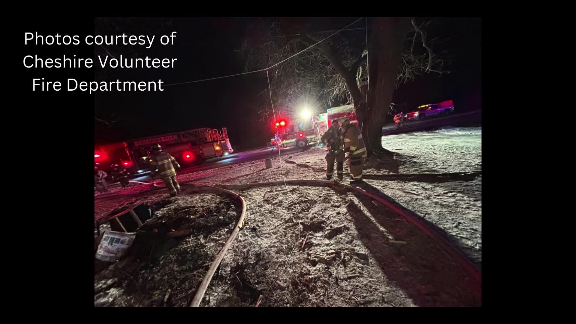 Cheshire Volunteer Fire Department photos of house fire – RochesterFirst