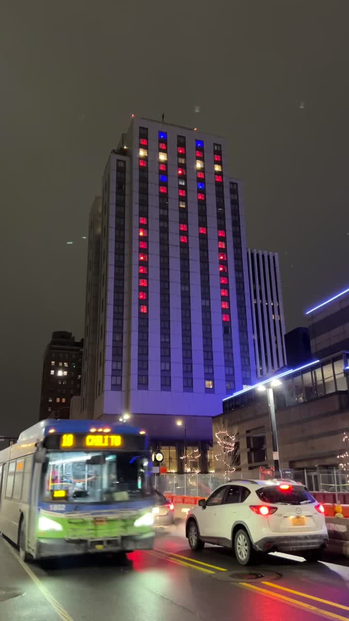 WATCH: Hyatt Regency Rochester lights up for Bills Mafia – RochesterFirst