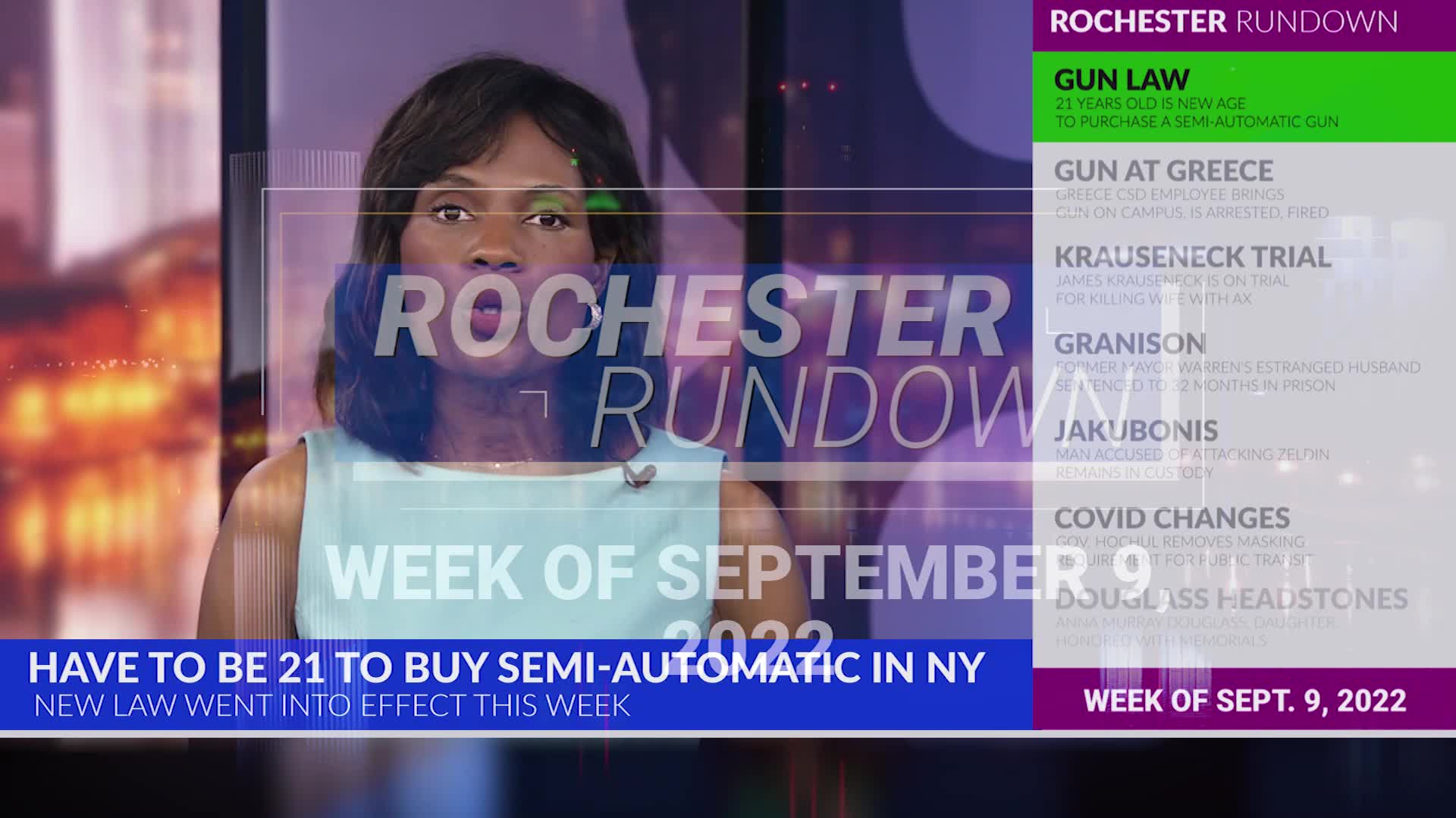 Rochester Rundown: New gun laws, ax murder trial, Granison sentenced ...