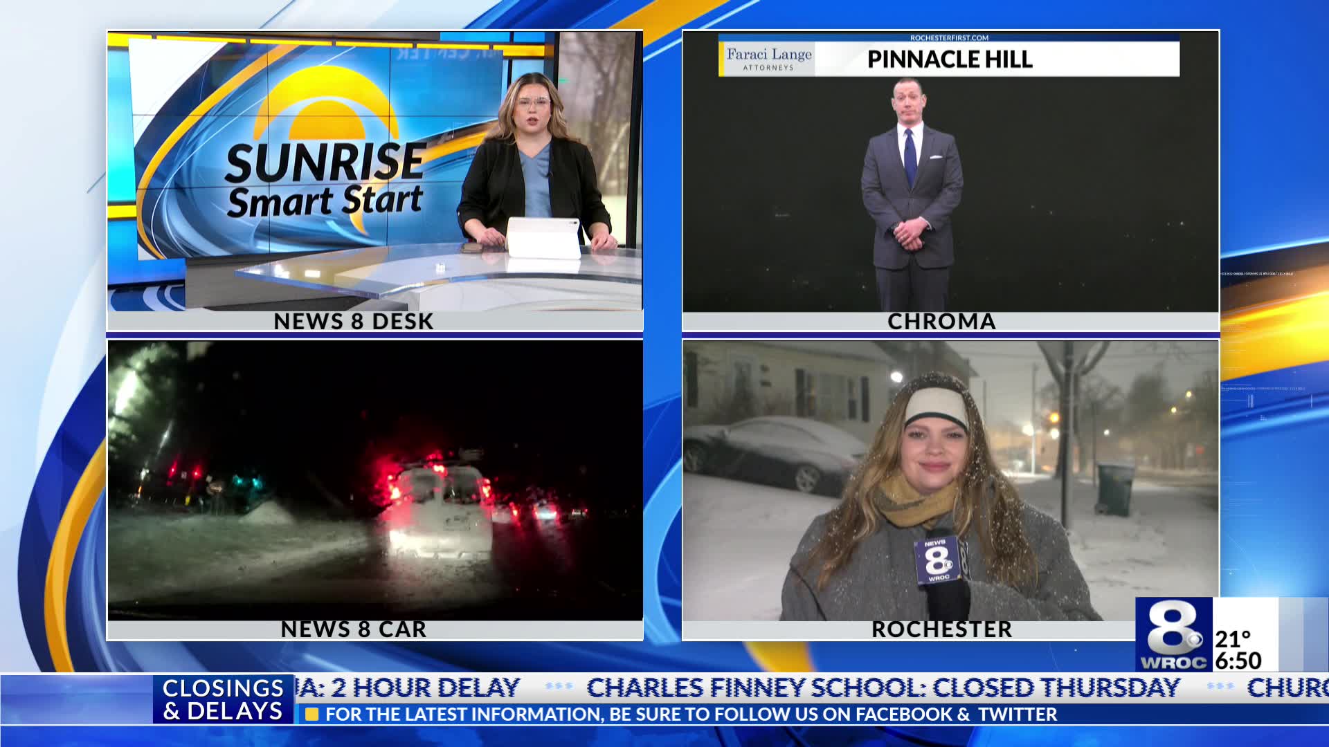 Sunrise Smart Start: School closings, Verizon outage – RochesterFirst
