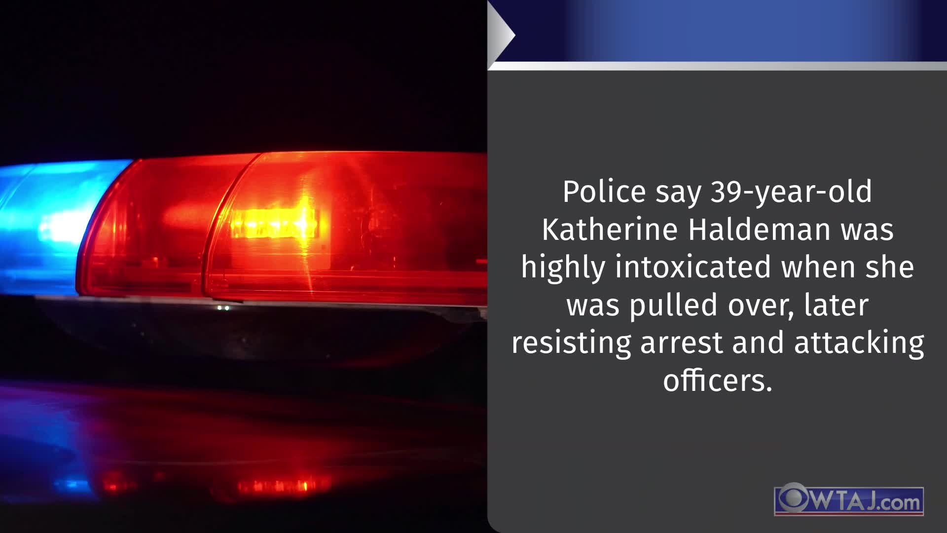 ‘Highly intoxicated’ woman arrested after kicking officer, PSP said ...