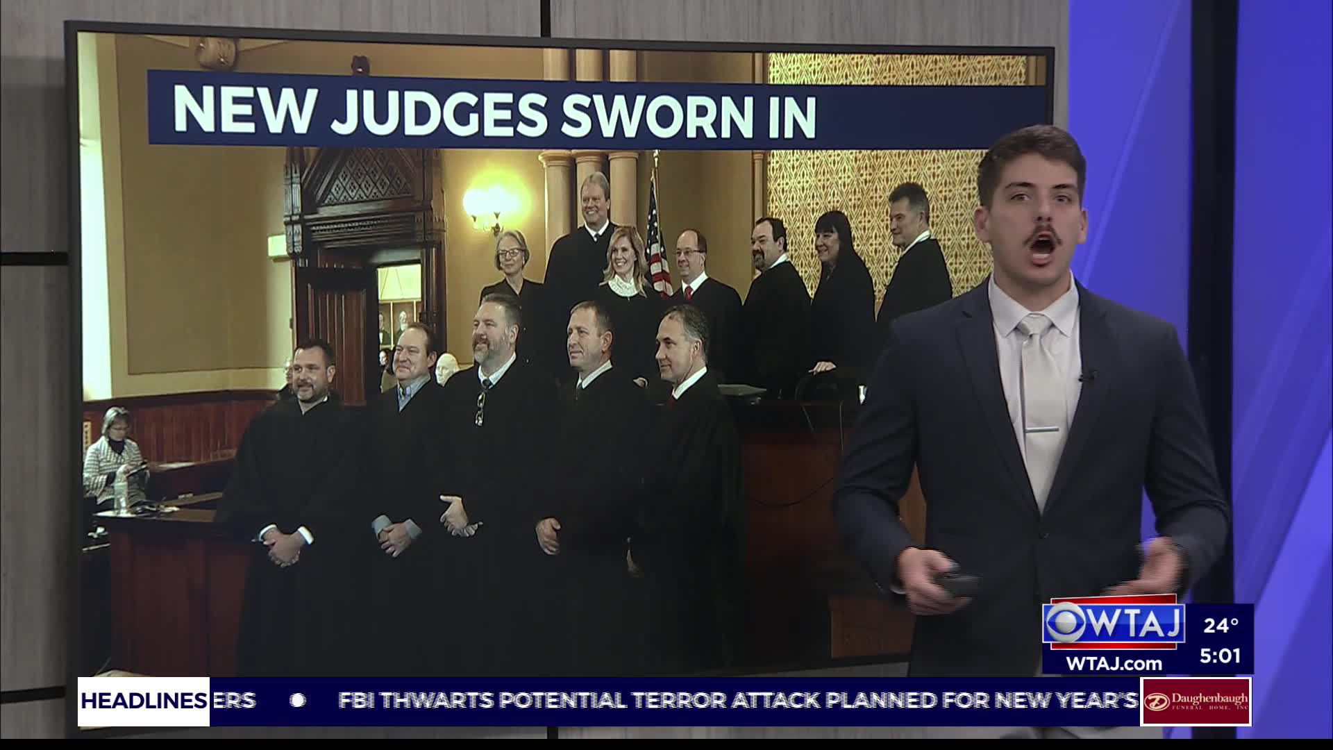 Two new judges welcomed during Blair County swearing in ceremony – WTAJ ...