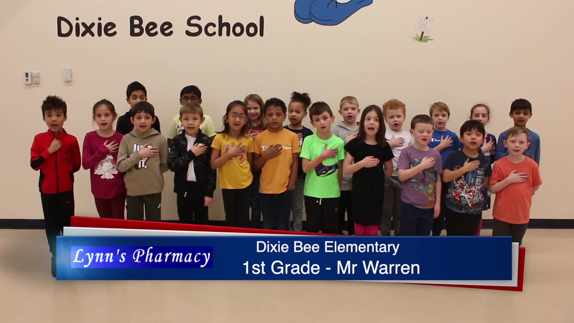 Dixie Bee Elementary – Mr Warren – 1st Grade – MyWabashValley.com