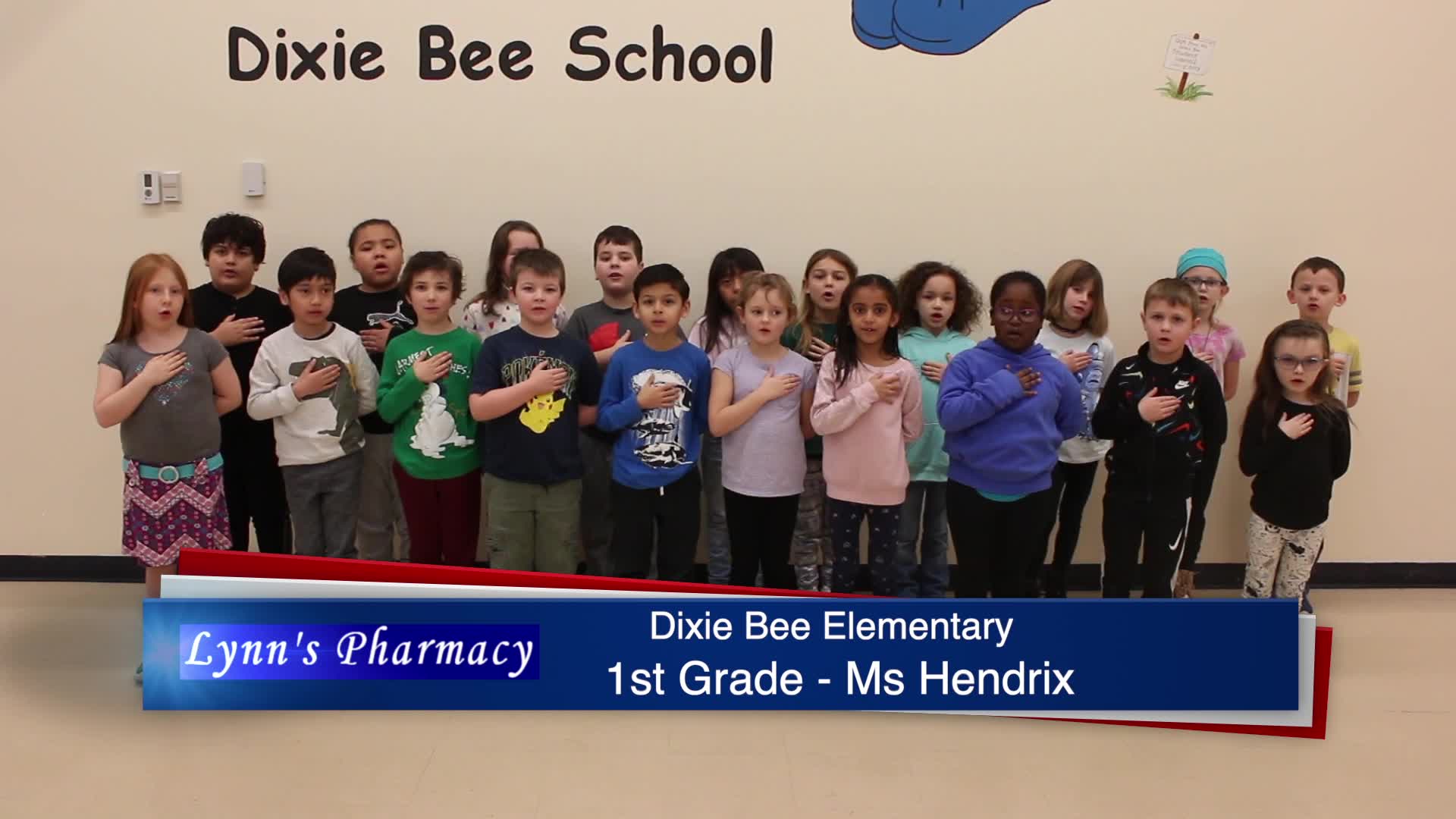 Dixie Bee Elementary – Ms Hendrix – 1st Grade – MyWabashValley.com
