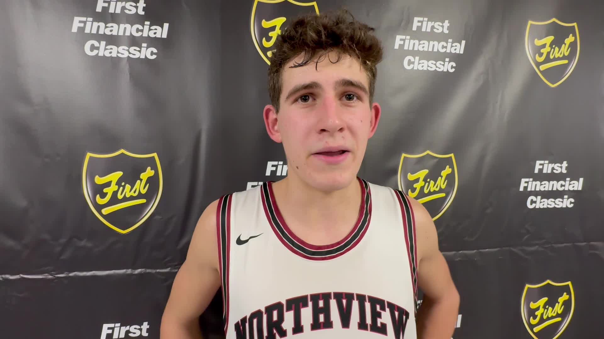 Brayden Goff talks about Northview advancing to First Financial Classic ...