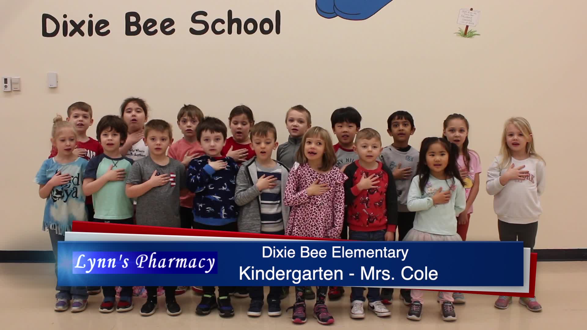 Dixie Bee Elementary – Mrs Cole – Kindergarten – MyWabashValley.com