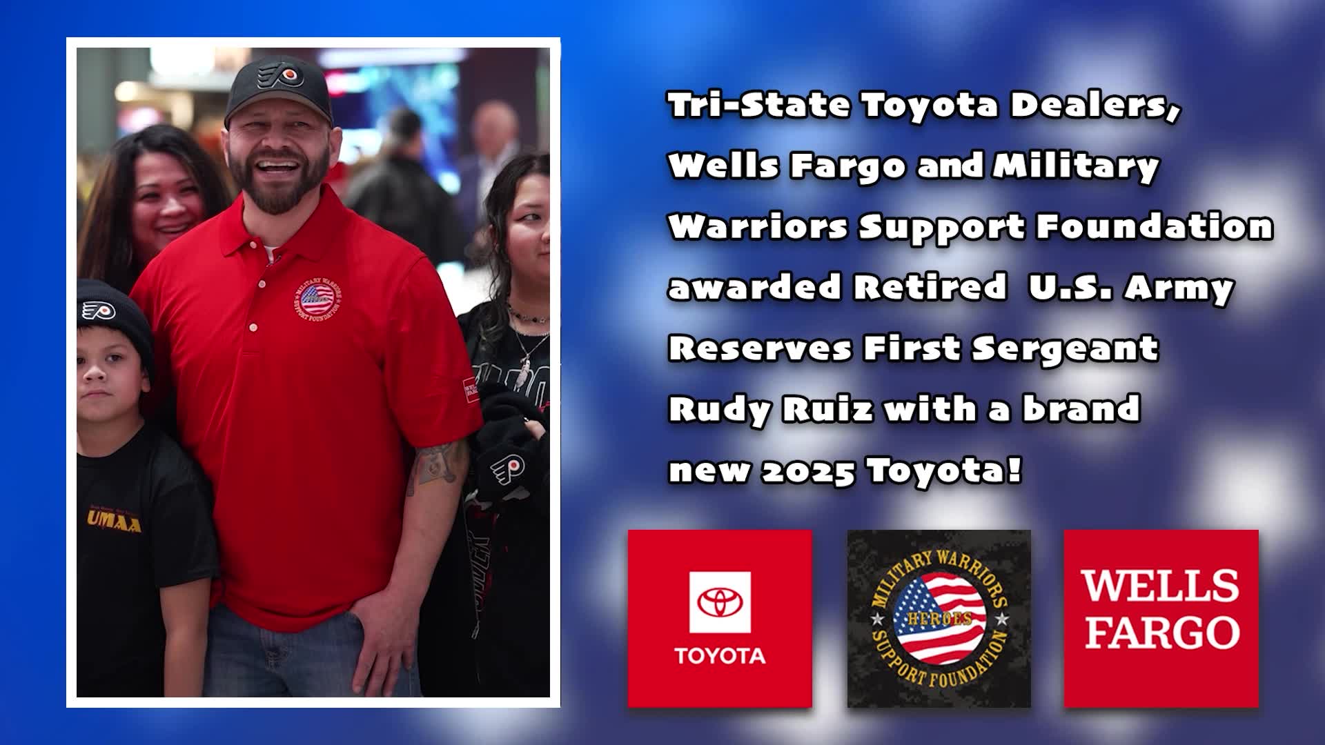 Tri-state Toyota Dealers Association Honors Retired First Sergeant Rudy ...