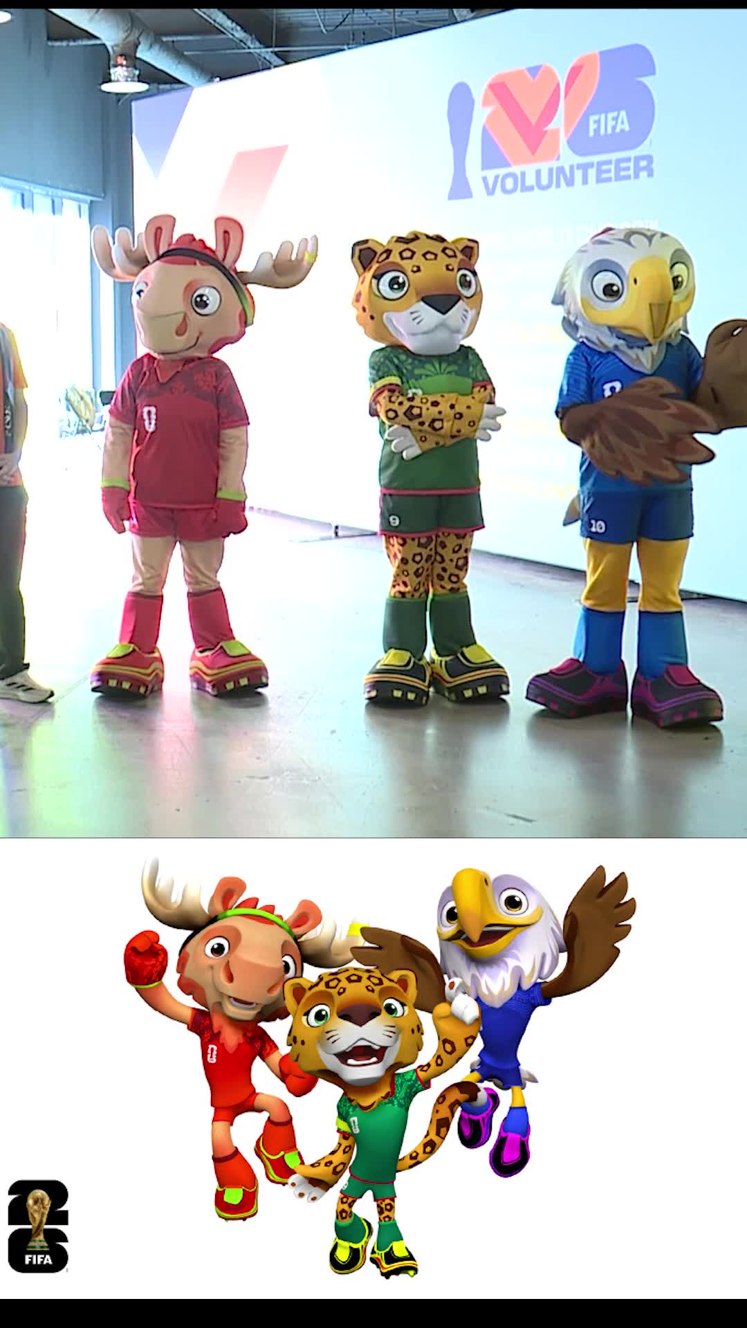 FIFA World Cup 26 mascots make first-ever visit to Philadelphia – PHL17.com