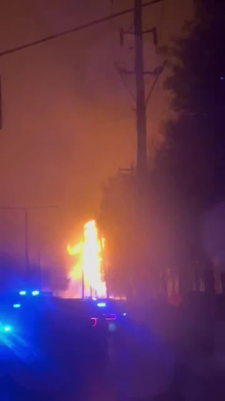 Collierville fire. Courtesy: Marcus Jordan – WREG.com