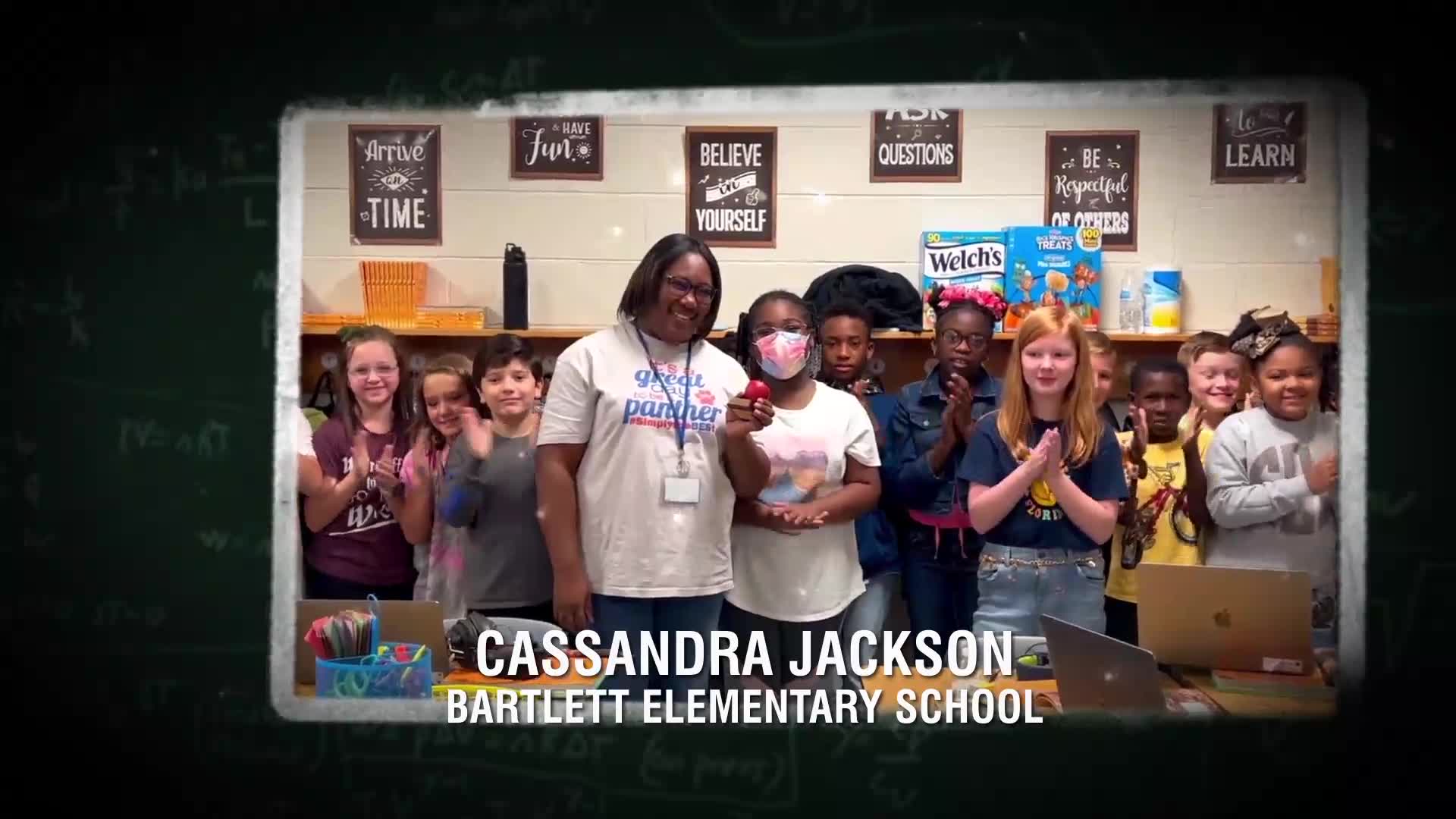 Cassandra Jackson of Bartlett Elementary School is this week’s ...