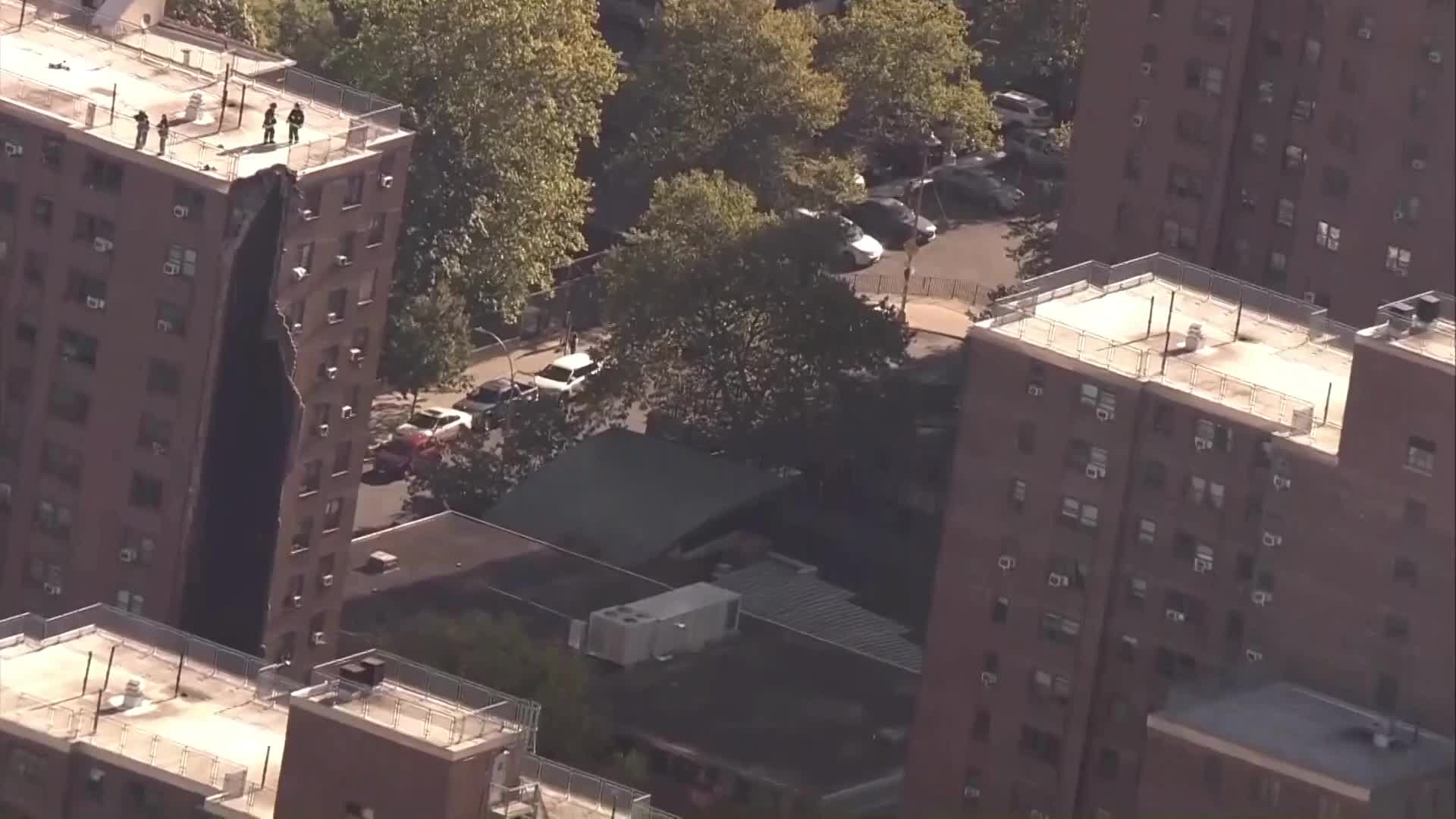 AIR11 video shows Bronx partial building collapse – WKRN News 2