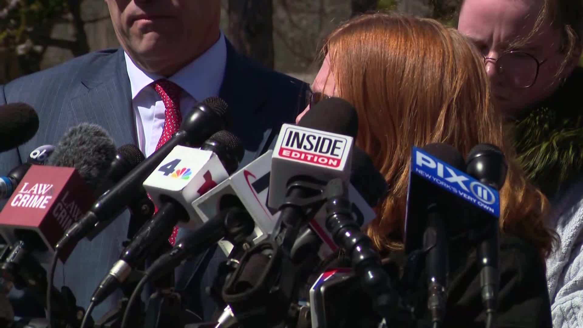 Ex-wife of Gilgo Beach killer Rex Heuermann delivers a statement after ...