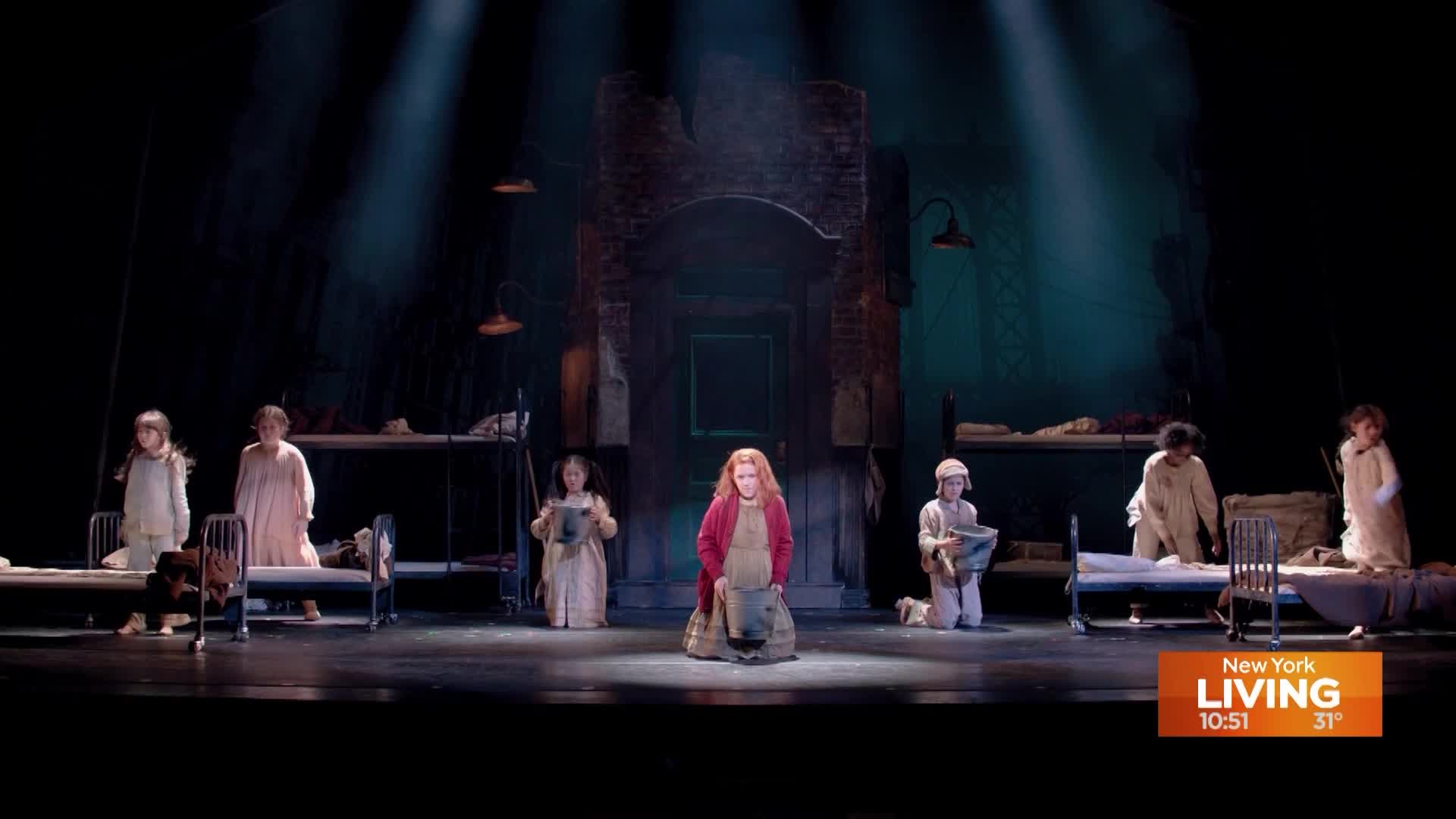 ‘Annie’ actress performs ‘Tomorrow’ ahead of The Theater at MSG show ...