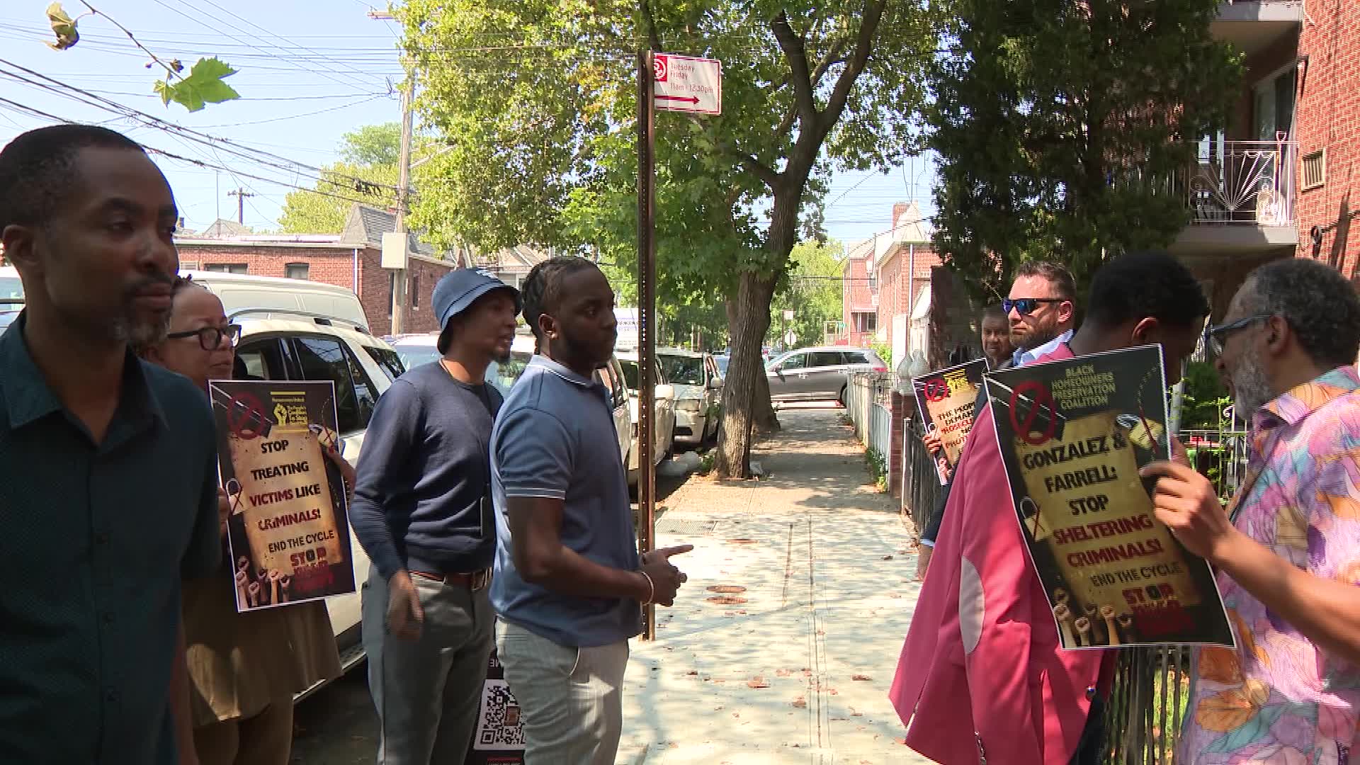 Brooklyn neighbors protest as $600 unpaid bill may force family to lose ...