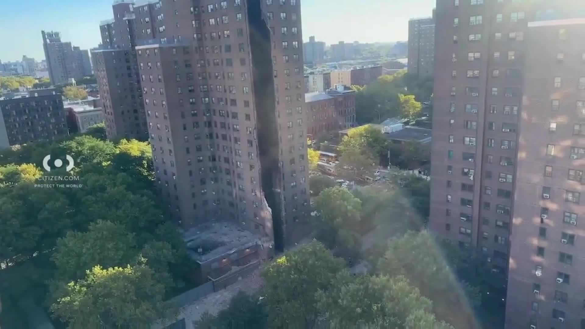Partial collapse of apartment building in NYC: CitizenApp video – PIX11